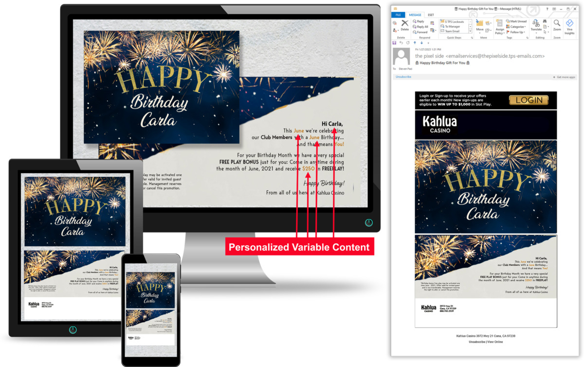 Casino Digital Promotions & Mailers